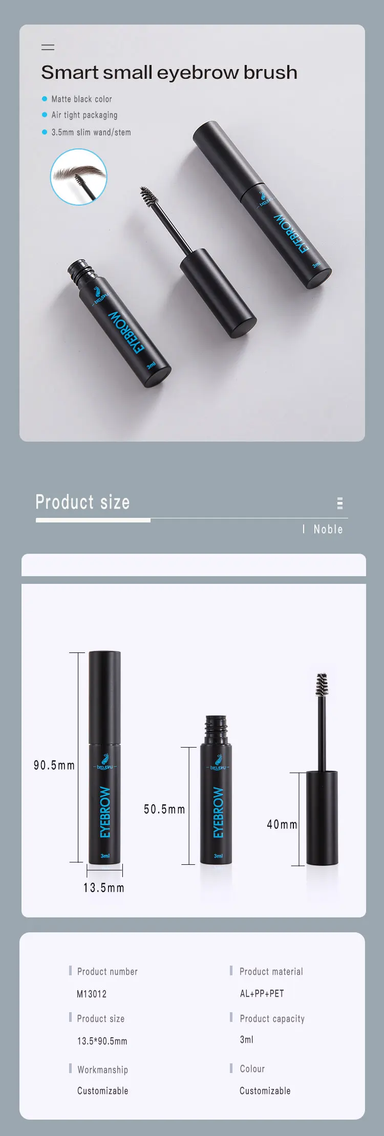 Wholesale Vegan Private Label Custom Logo Waterproof Eye Brow Glue ...