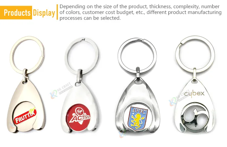 Supermarket Shopping Cart Trolley Coin Token Keychain Holder Lock,Heart ...