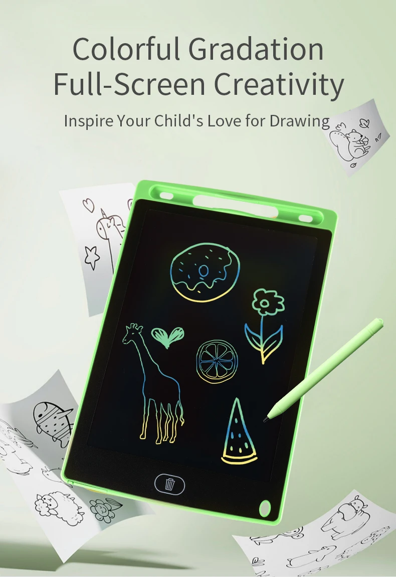 LCD Drawing Writing Tablet - 12 Inch Electronic Handwriting Pad for Kids