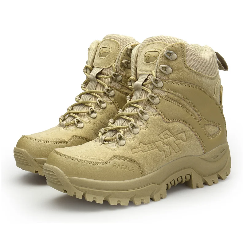 Dfu120 Stock Rafael Custom Brand Outdoor Mountain Climbing Shoes Suede ...