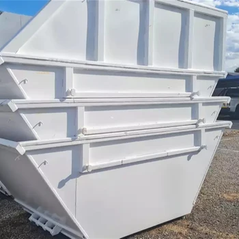 Waste Recycling Open Top Skip Container Waste Management Metal Skip For ...