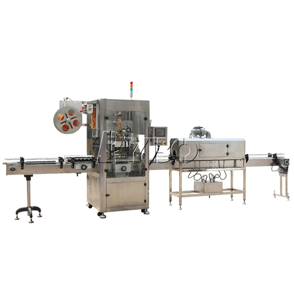 Fully Automatic Bottle And Can Product Production Line Sleeve Type ...