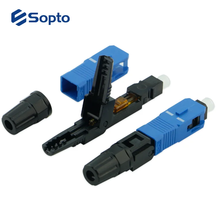 Ftth Fttx Fiber Fast Connector Sc/upc Simplex Sm Mm Type A Optic Quick Connector Cable - Buy ...