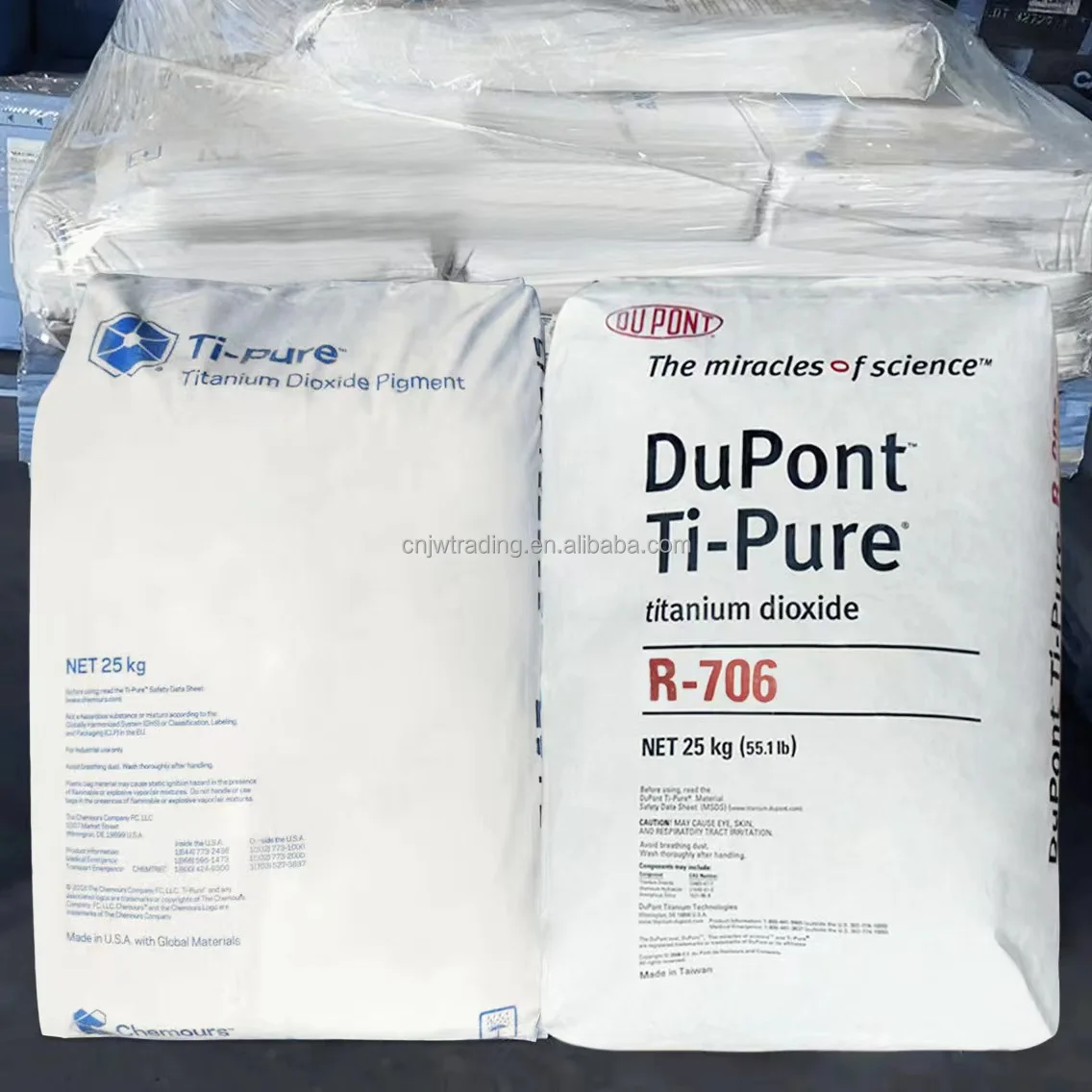 Kemu Rutile Type Titanium Dioxide R105 Chlorinated Titanium Dioxide ...