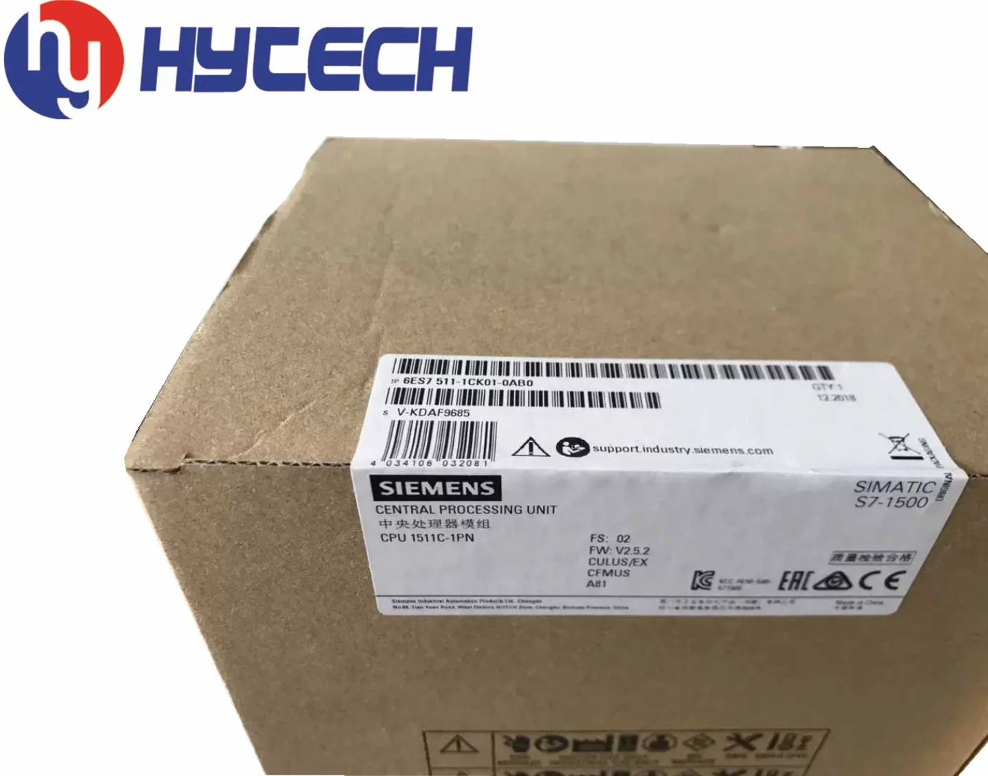 原装西门子6es75111ck010ab0 Simatic S7-1500中央处理器1511c-1pn 6es7511-1ck01-0ab0 ...