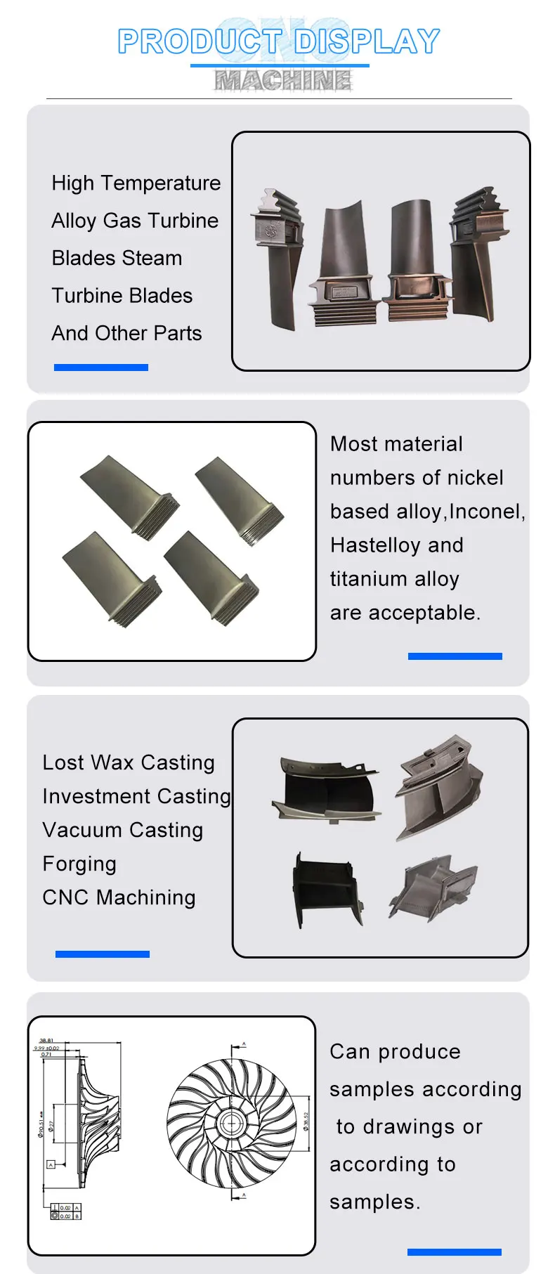 China OBT Single Crystal Turbine Blade Manufacturers Suppliers Factory ...