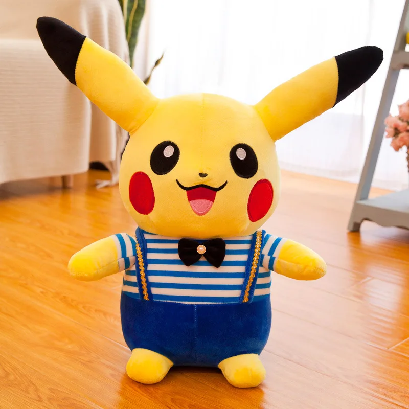 80cm Pokemoned Pikachu Plush Toys Cartoon Cute Pikachu Plush Doll Soft ...