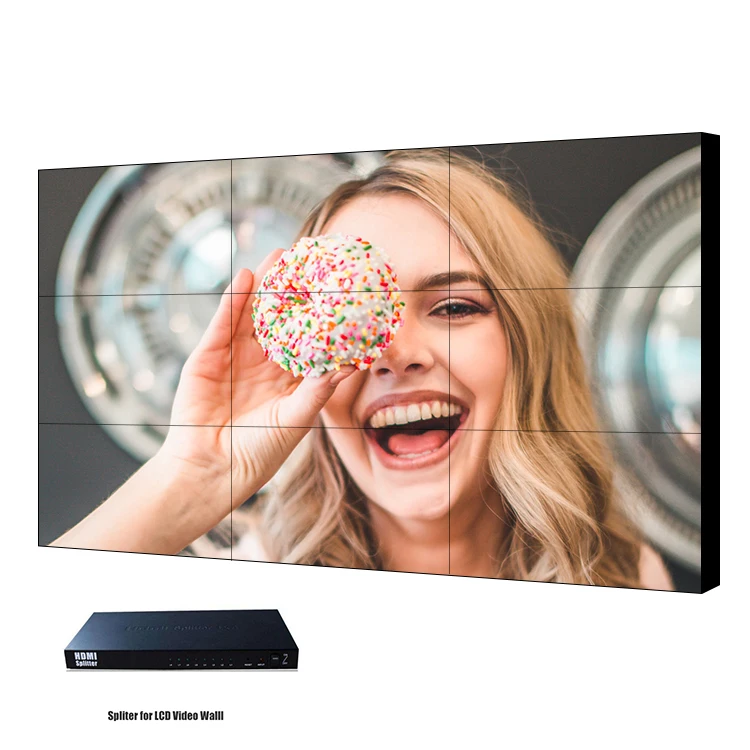 49 Inches 4k Uhd Did Display Ultra Narrow Bezel 2x2 Screen Advertising ...