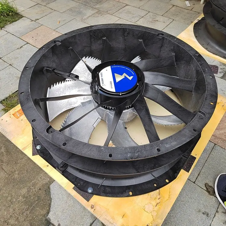 New German Original Ziehl-abegg Fn091-ziq.gl.v5p1 External Cooling ...