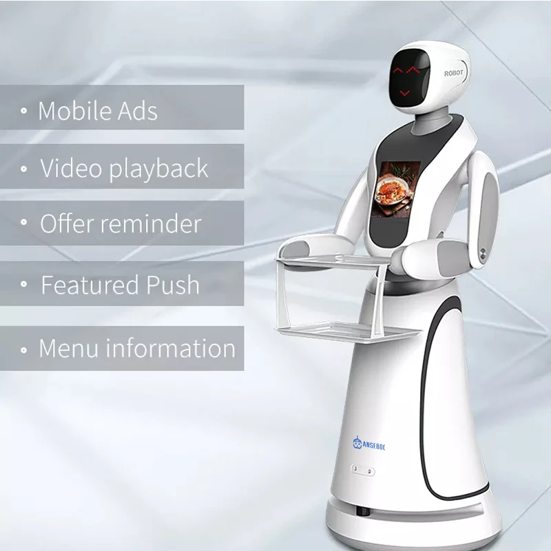 Buy Wholesale China Robot Server Hotel Cafe Robot Delivery Human ...