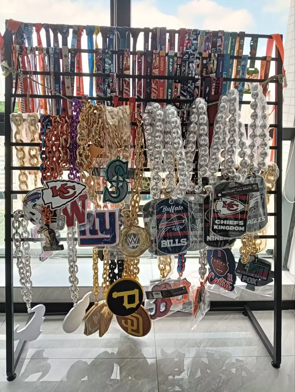 Hot Selling Football Baseball All Teams 3d Eva Foam Custom Logo Plastic ...