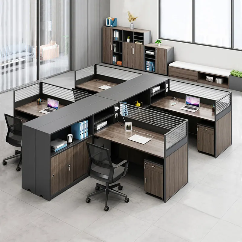 Modern Modular Staff Office Desks Cubicle Office Workstations Customize ...