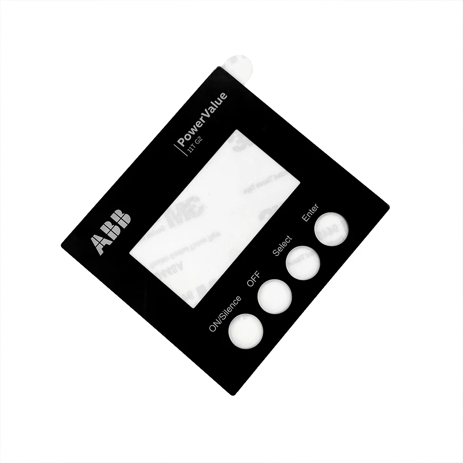 Adhesive Custom Front Panel Device PC Nameplate Labels Display Sticker ...