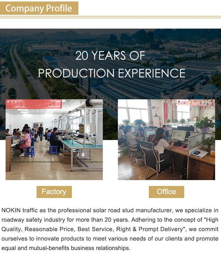 Nokin Astm D 4280 Anti-abrasion Epoxy Filler Aluminum Reflective Road ...