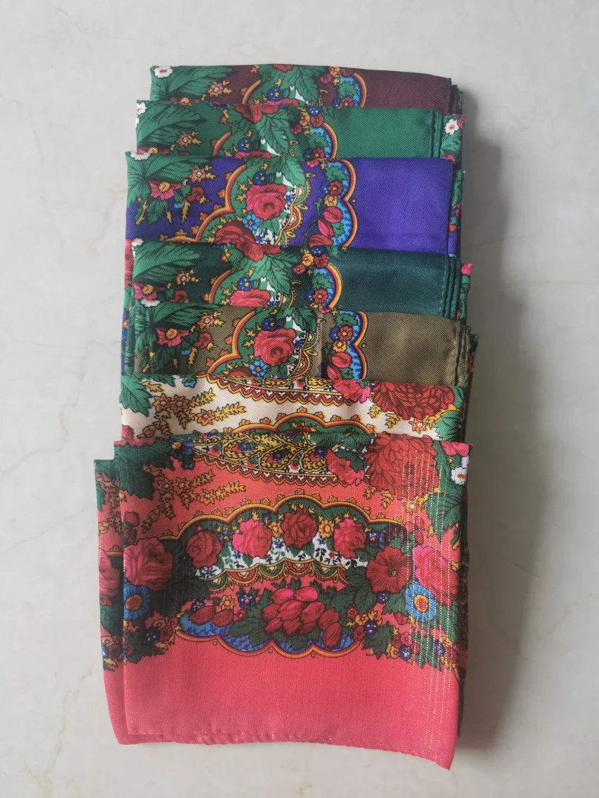 Shop Our High Quality Customized Wool Scarf with Floral Design