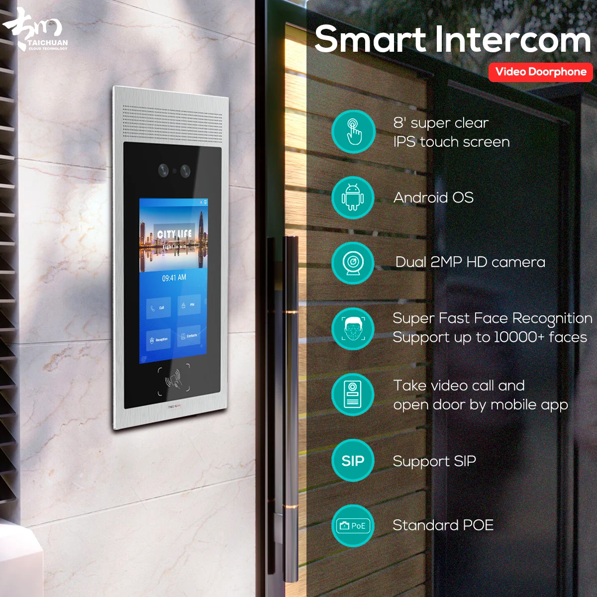 SIP Door Entry - Smart Intercom System with Face Recognition