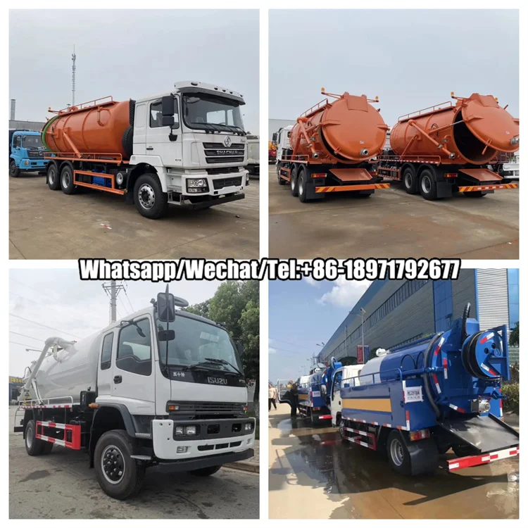 Shacman Howo 20000liters 6x4 Vacuum Truck Sewage Suction And Jetting ...