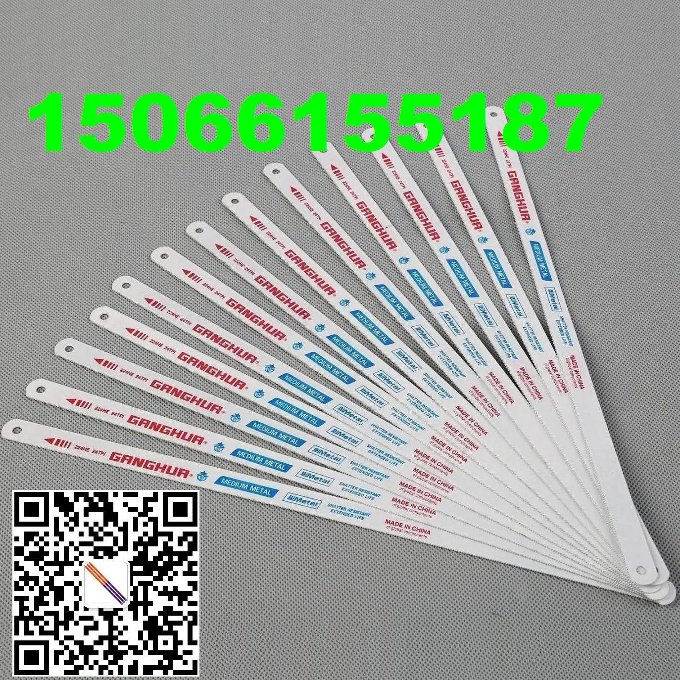 12" 300mm Hss Bimetal Hacksaw Blade Flexible Bi-metal Hacksaw Blade 18T ...