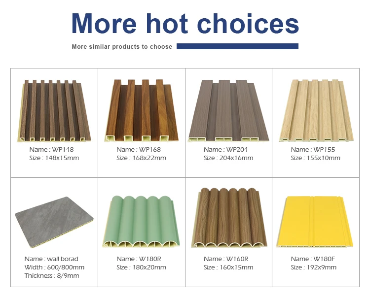 Concave Fluted Wall Panel Composite Indoor Wpc Pvc Wall Panel Interior ...