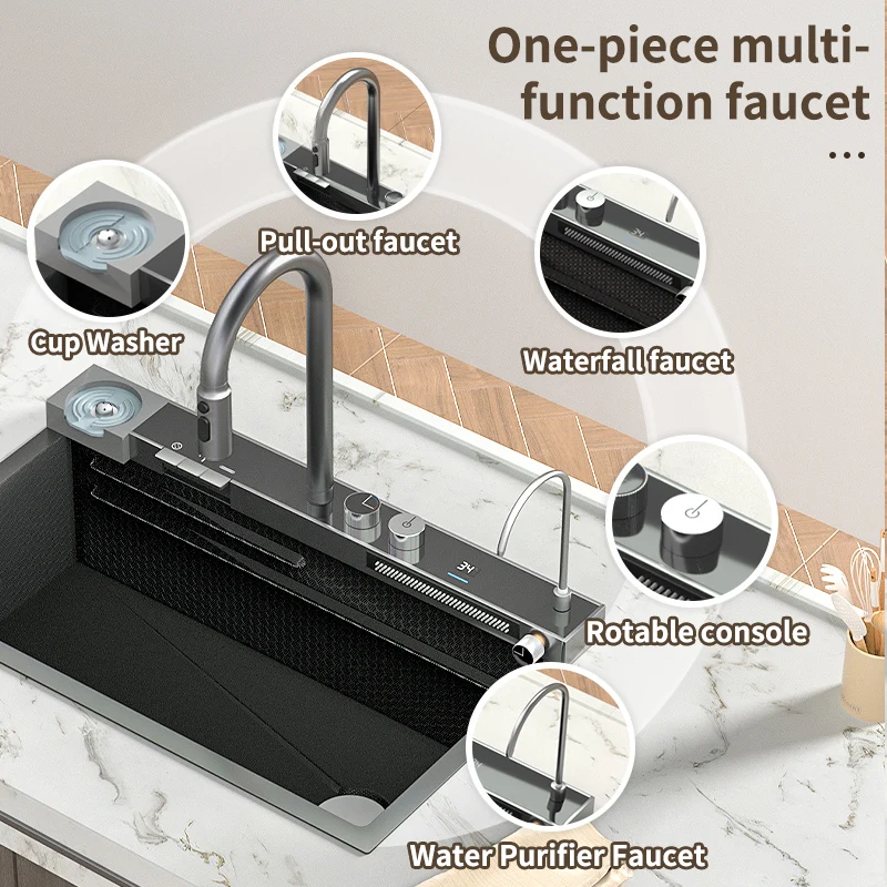 Olife Banos Kitchen Sink - Modern, Environment-friendly