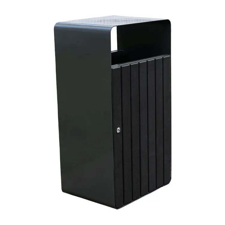 Outdoor Big Wpc Wood Garbage Container Trash Can Outside Park Street ...