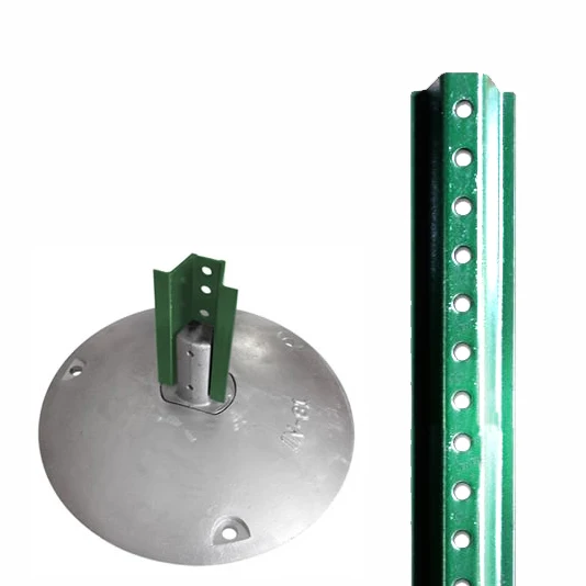 Durable U-Channel Warning Sign Post - Breakaway Base Stand