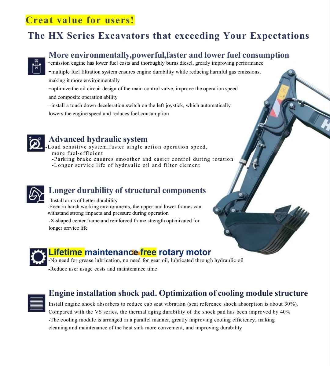 Hyundai Original Machine 6 Ton New Hyundai 60pro Excavator Mini Tracked ...