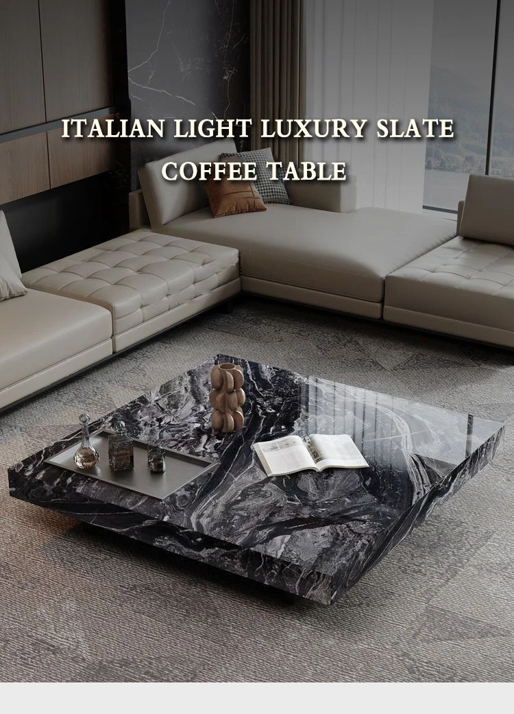 Italian Luxe the Latest Modern Advanced square Coffee Table Living Room ...