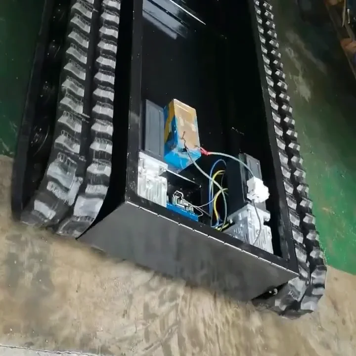 Rubber Tracked Robot Chassis Platform/rc Tracked Platform Tracking ...