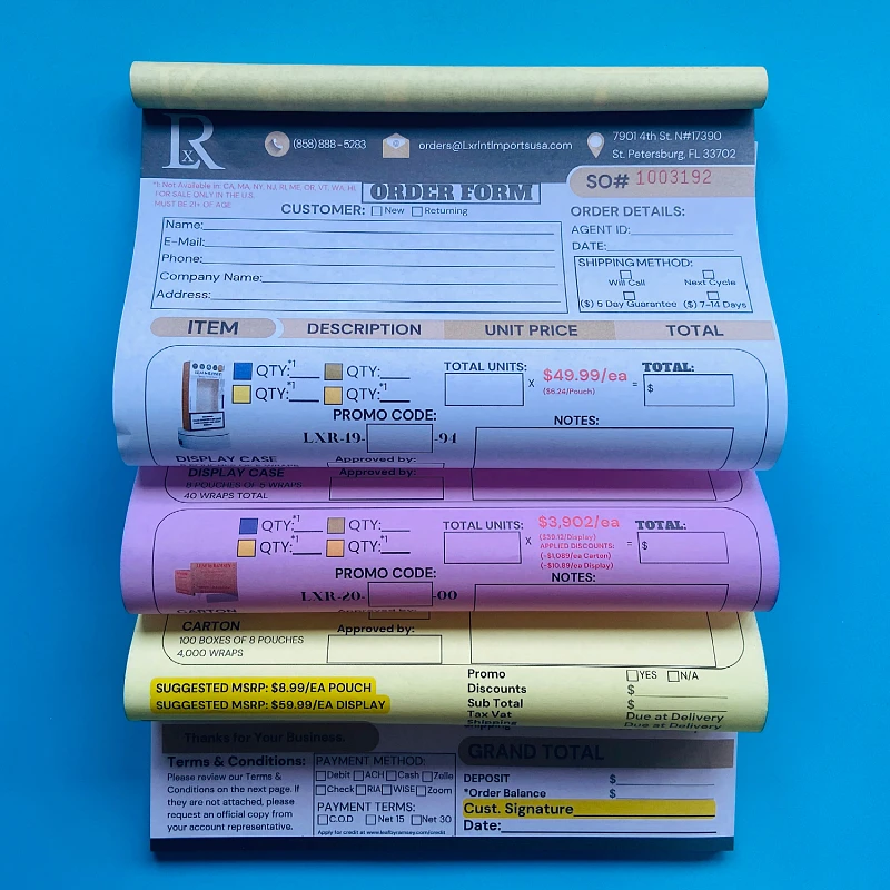 Custom Carbonless Paper - Efficient Office Solutions