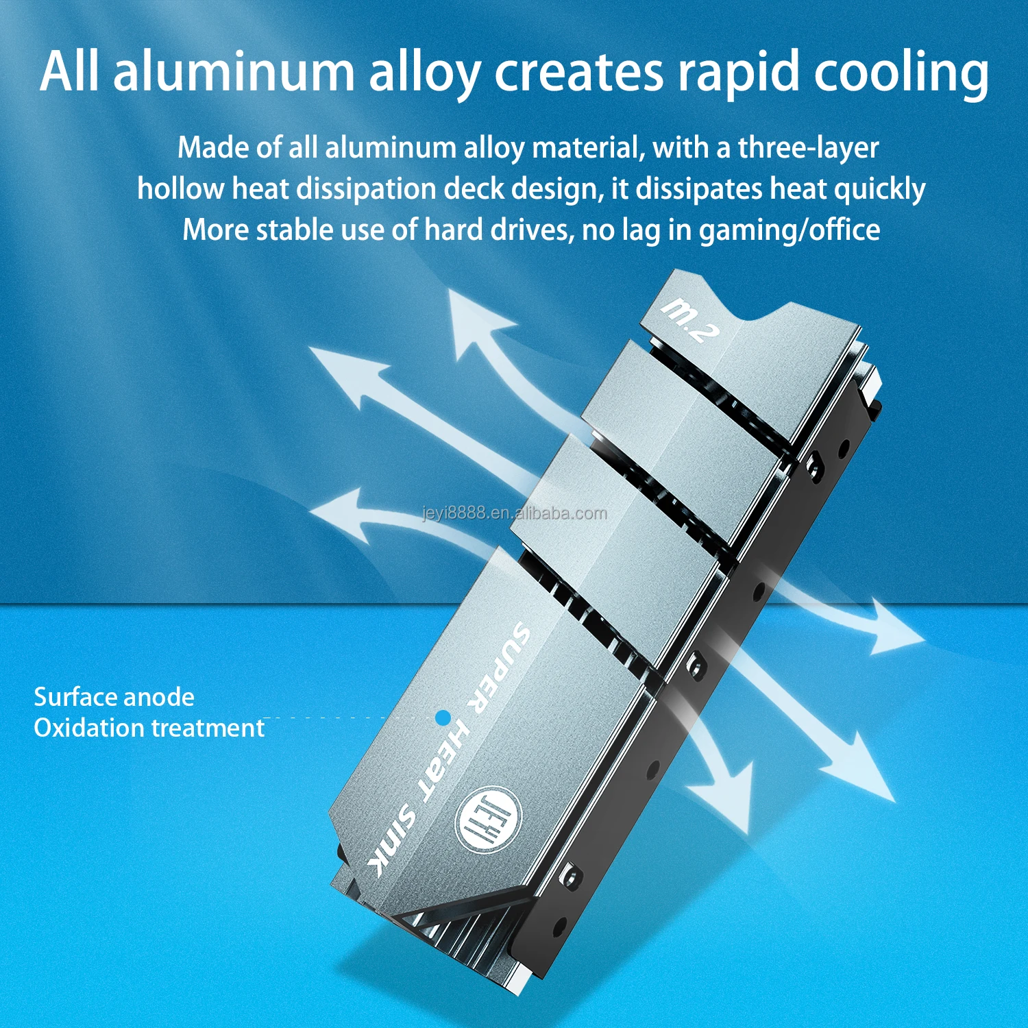 M2 Ssd Heatsink 5v 3pin Nvme Ngff M.2 2280 Solid State Drive Hard Disk ...