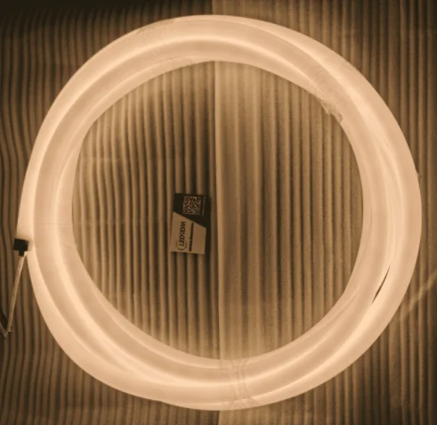 12v Dc Round Flex Neon Light Led Strips Smd2835 White Color 270 360 ...