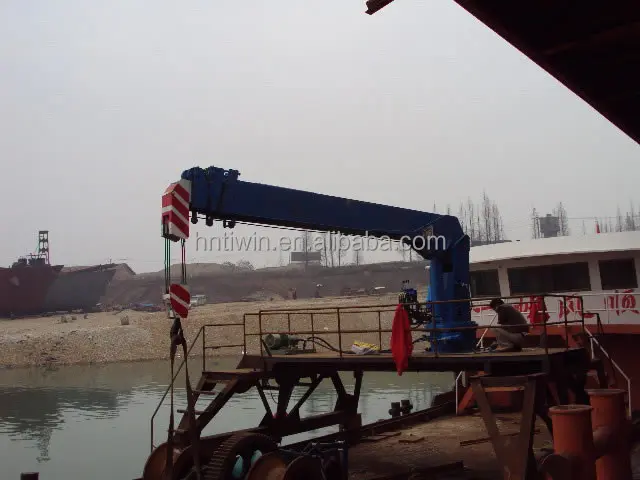 High Quality Telescopic Boom Barge Crane Cargo Loading and Unloading ...