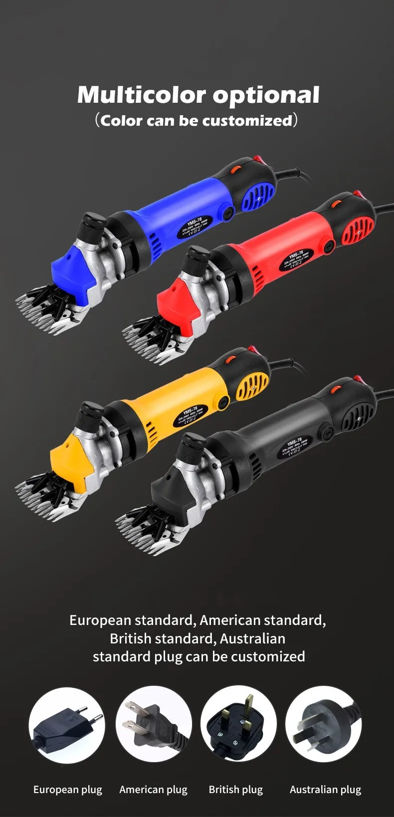 Portable Sheep Shearing 900w High Power Electric Sheep Shearing Machine ...