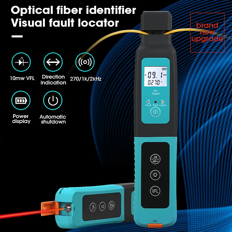 Mini Handheld Fiber Identifier AUA-40 800nm-1700nm SM and MM Cables ...
