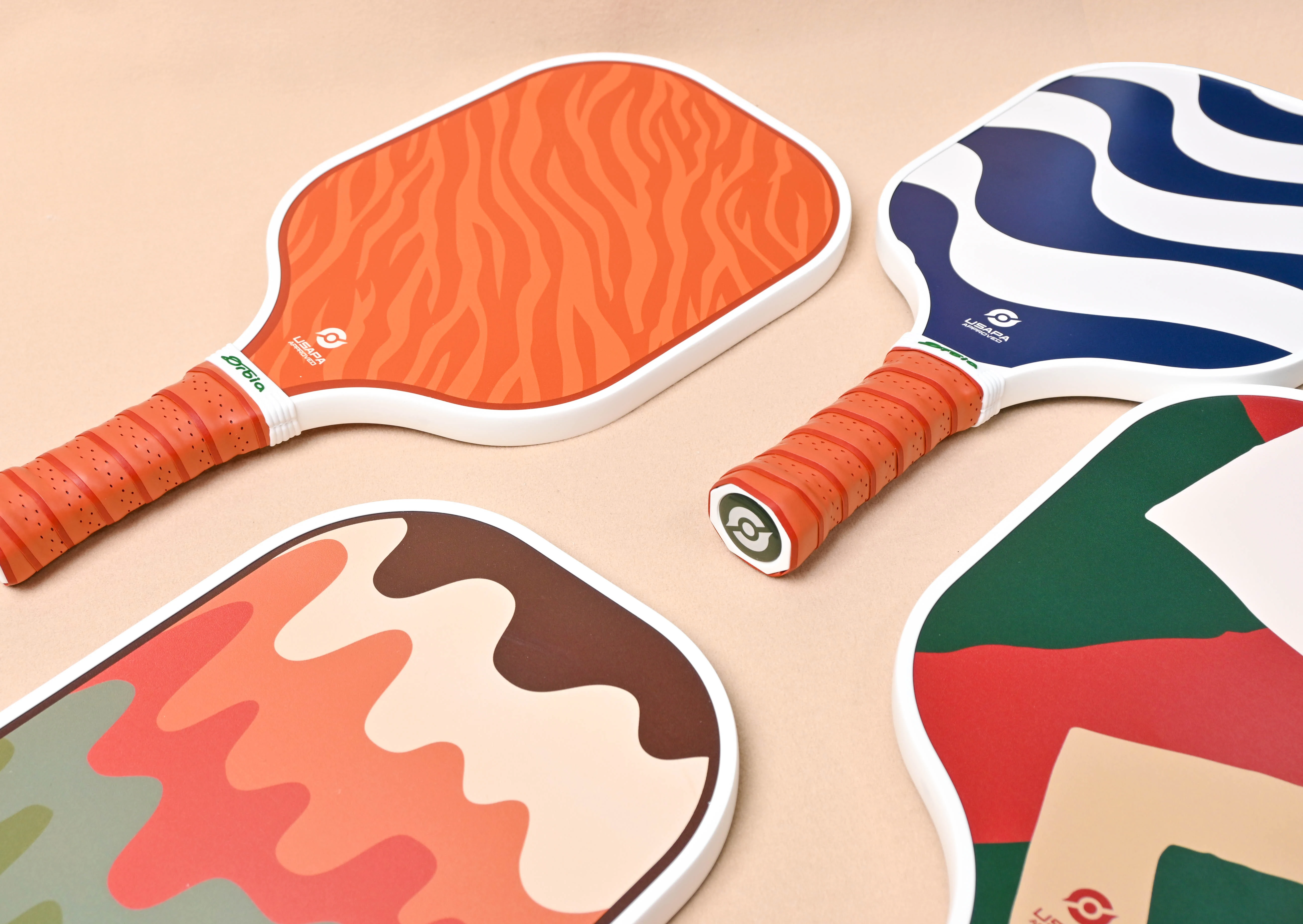 Orbia Carbon Fiber Pickleball Paddle Custom Graphic Print T700 ...