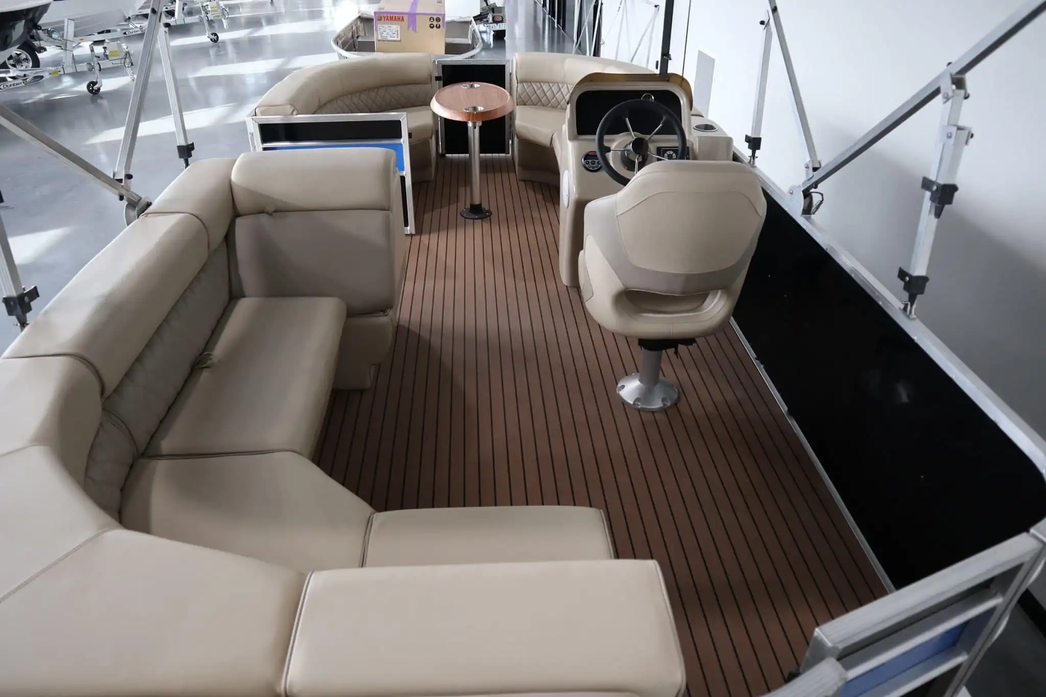 Aluminum Tri-toons Pontoon Boat Offshore Use 7.6m 24ft| Alibaba.com