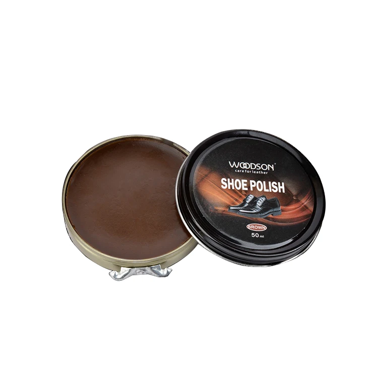 OEM Traditional Tin Can Shoe Paste Polish Solid Leather Shoe Wax Shoe ...