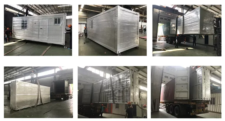 Hot Assembly Steel Structure Prefabricated Wood Living Container House ...