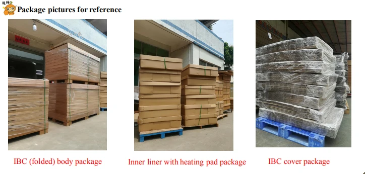 1000L Foldable Square Cardboard Paper IBC Flexitank for Palm Oil Transport