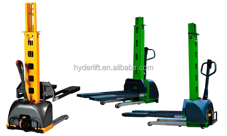 Wholesale Portable Vans Semi Full Electric Hand Pallet Lifter Stacker ...