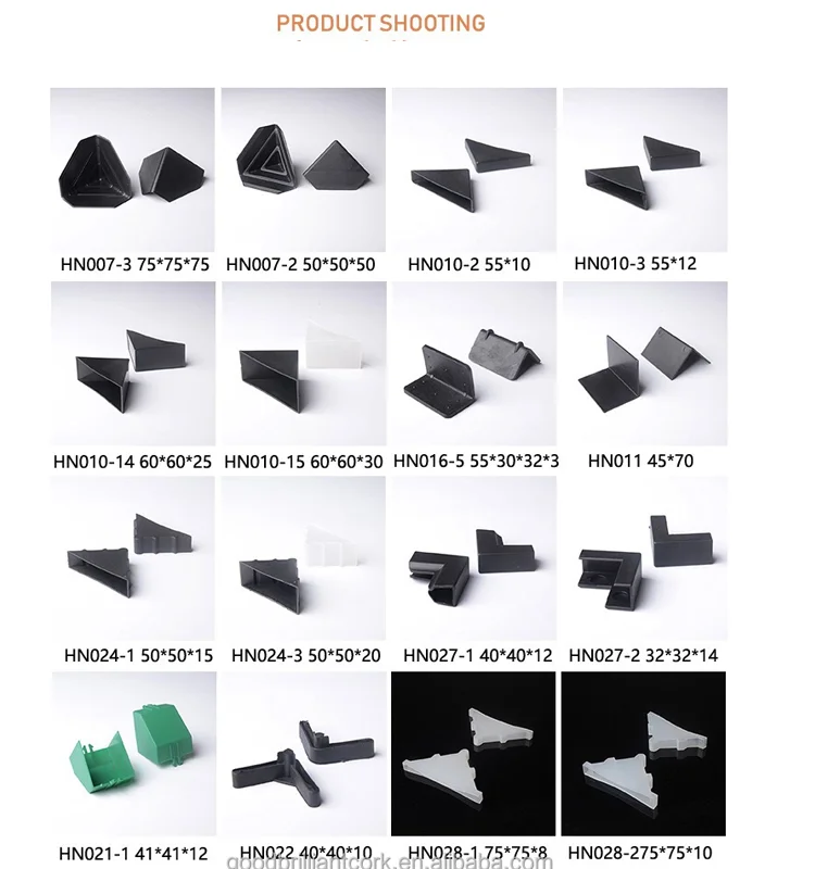 Customize Thickness Plastic Pallet Corner Spacers Ptotect Glass Edges ...