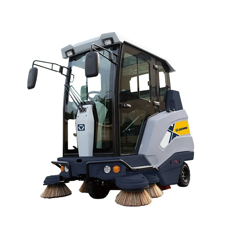XCMG Official XGHD160ASAC Electric Ride On Street Sweeper Compact ...