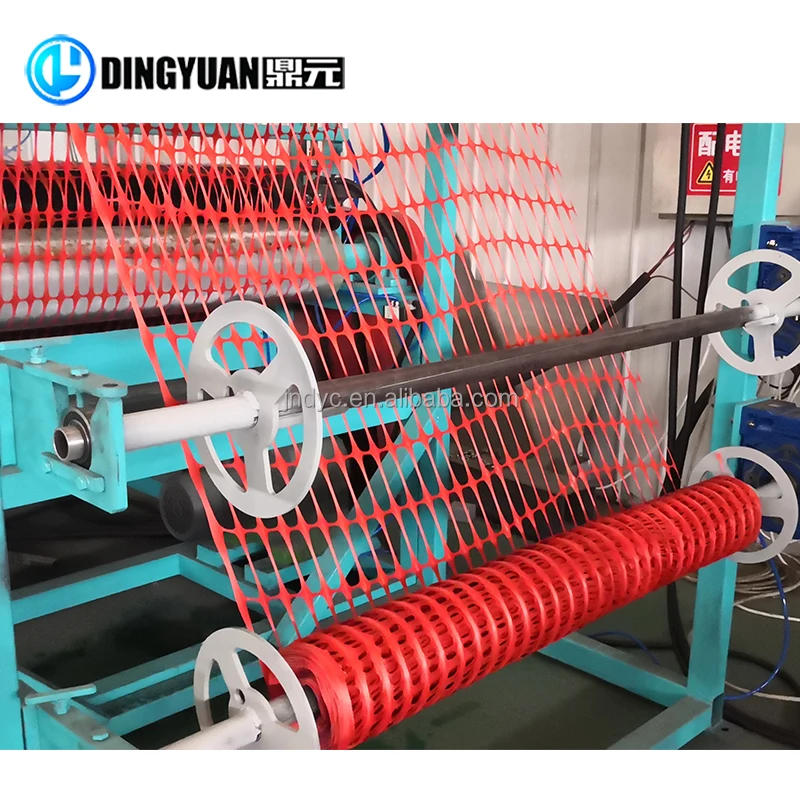 Plastic Bury Warning Mesh Safety Barrier Net Making Machine - Buy ...