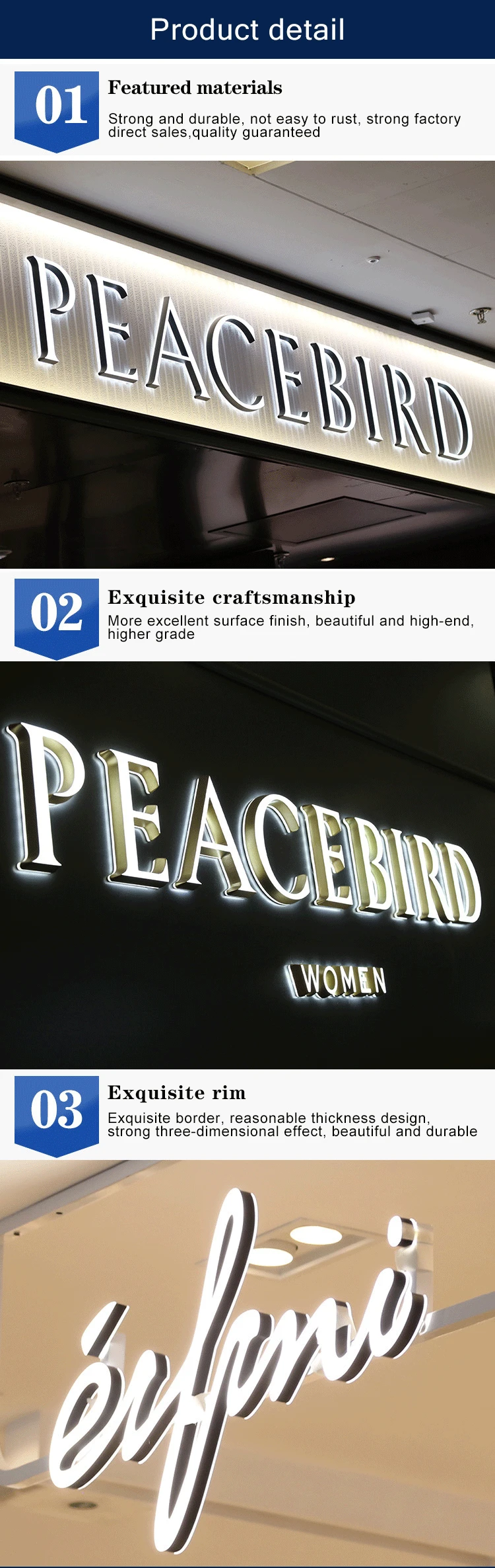 Custom Laser Cutting 3d Titanium Alphabet Metal Sign Light Up Letters ...