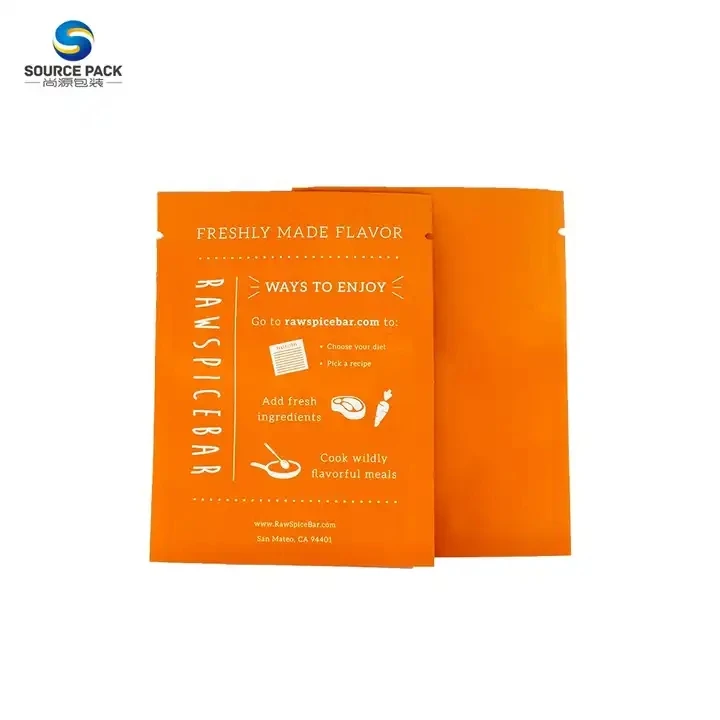 Customizable Compostable Sachets - Biodegradable Kraft Paper