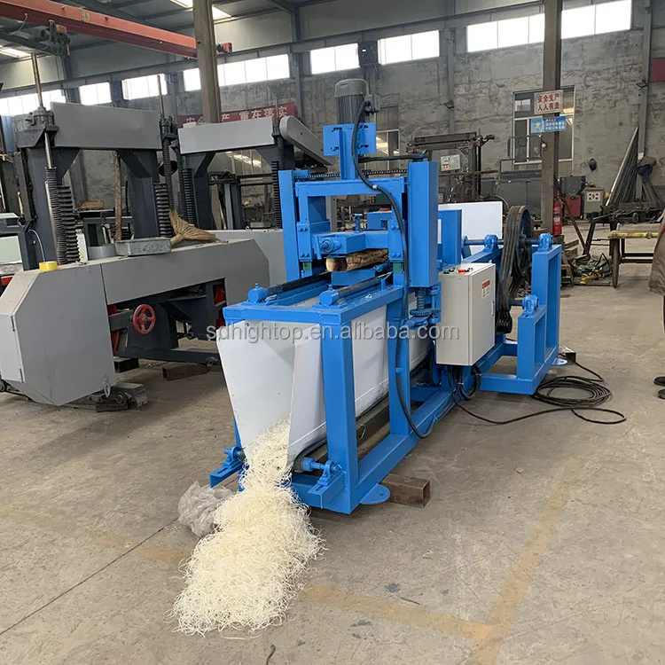 China Factory Supply Animal Bedding Wood Wool Making Machine Excelsior ...