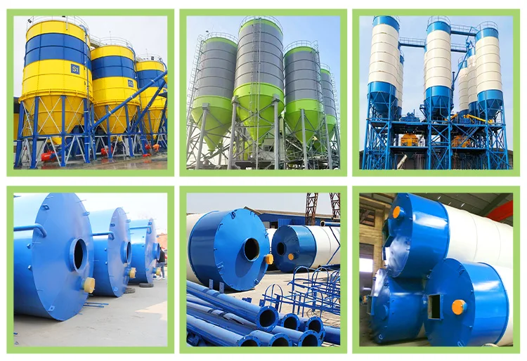 High Quality 100 Ton Large Cement Silo Storage Tank for Cement Storage ...