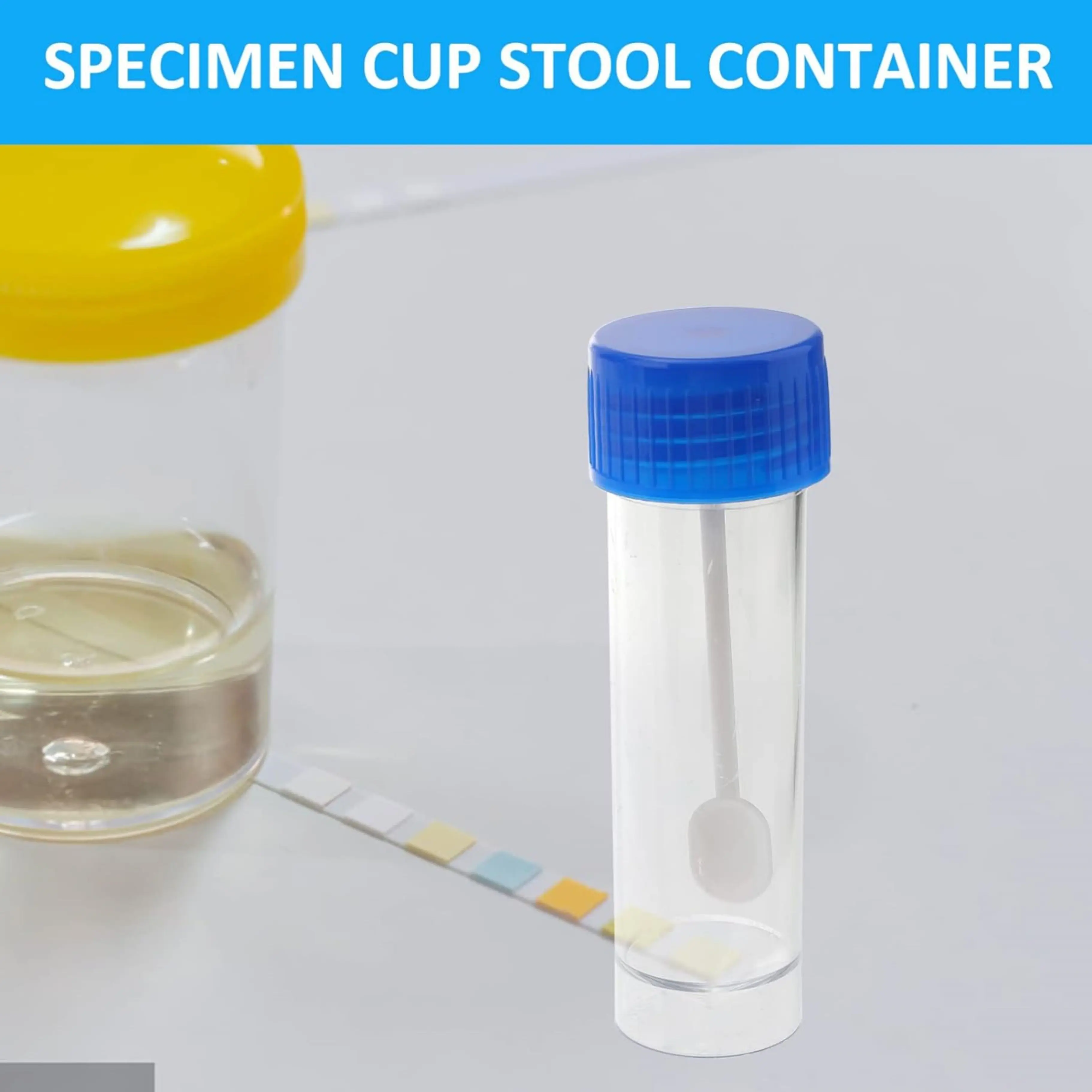 Urine Collection Container Sterile Sample Specimen Bottle Cup 15ml ...