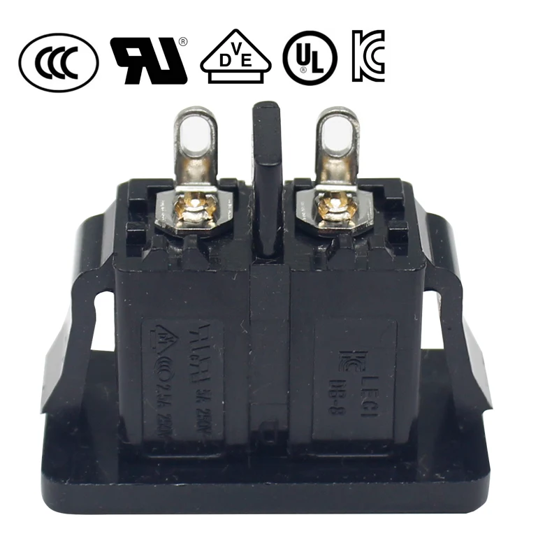 Top Quality Industrial Electrical 2 Pin Male C8 Power Socket